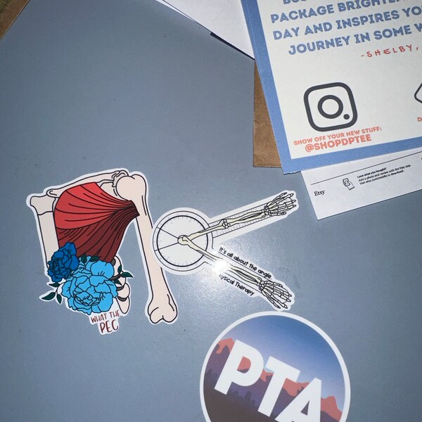 DPT Doctor of Physical Therapy Sticker, Physical Therapist Sticker, SPT ...