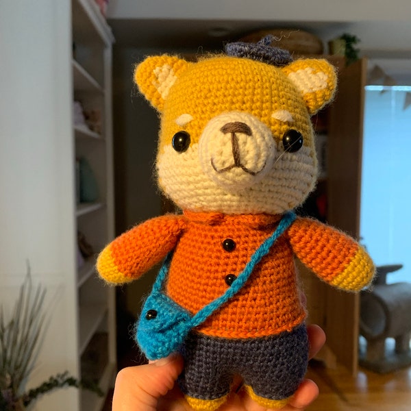 French/ English/ Spanish/ Vietnamese Amigurumi Crochet Pattern: Aki the ...
