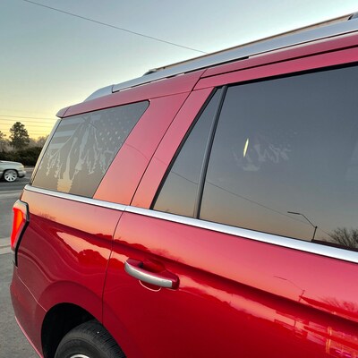 USA Mountain Flag Vinyl Decal Window Sticker Fits Ford Expedition 2018 ...