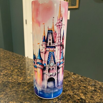 3D Butterfly 20oz Tumbler Sublimation Stained Glass Design, Realistic ...