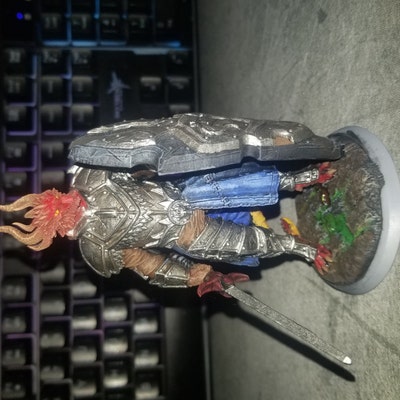 Female Vampire Fighter 75mm Dnd 5e Miniature Dungeons and Dragons ...