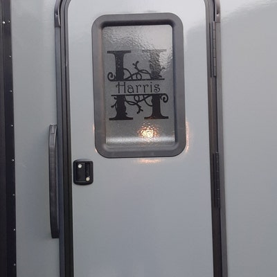 Custom RV Decal / Monogram Decal / Split Letter Decal - Etsy