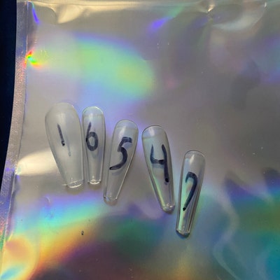 Vibe Luxury Nails Black Nails V Tip Nails Marble Nails - Etsy