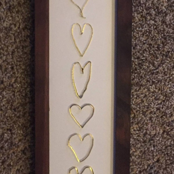 3D Handwritten Heart Sign, Custom Made , Family Keepsake, Drawing, Sign ...