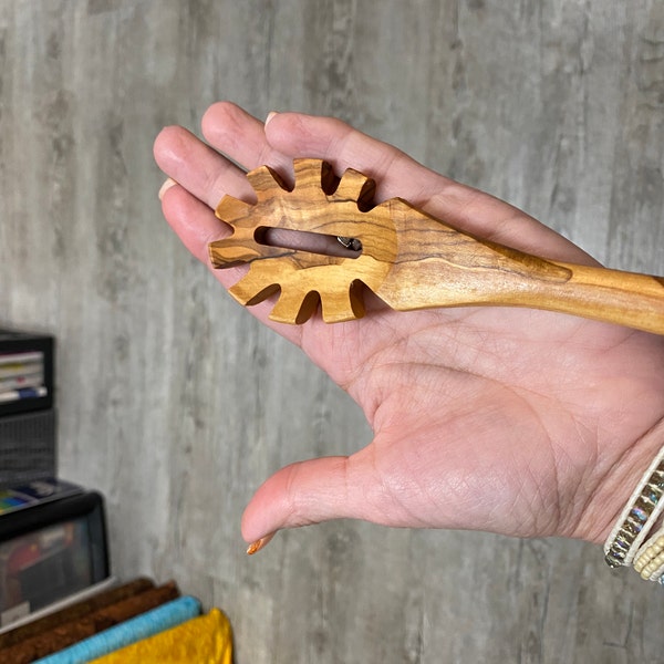 Olive Wood Tasting Spoon - Etsy
