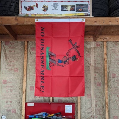 NO Disassemble Johnny 5 Merica Flag Sticker vinyl Sticker - Etsy