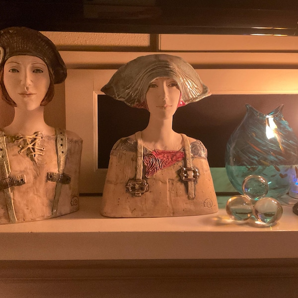 Female Ceramic Sculpture , Fine Art Ceramic , Art Object , Handmade ...