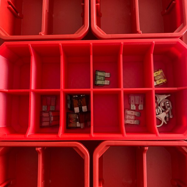Divided Storage Bin for Low Profile Milwaukee Packout - Etsy