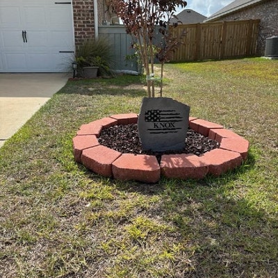 Welcome Stone Welcome Landscape Rock Engraved garden Stone House Entry ...