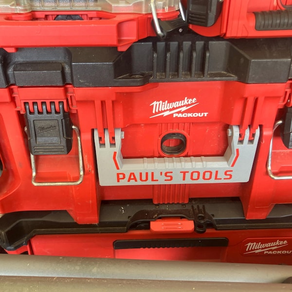 Milwaukee Packout Toolbox Lid Bit Storage, Packout Mods, Packout Bit ...