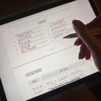 Numbered Blank List Simple List Template Printable List Digital List to ...