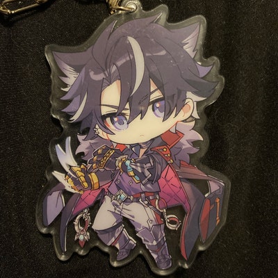 Bennett and Razor Keychains Genshin Impact Arcylic Charms - Etsy