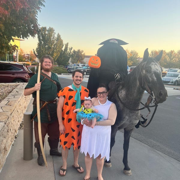 Wilma Flintstone Costume, Flintstone Birthday Dress, Family Flintstone ...