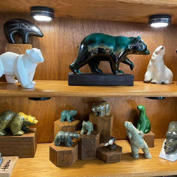 Inukshuk Figurine, Black Slate Mini Sculpture - Etsy