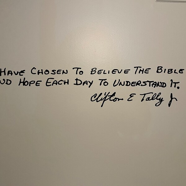 Custom Personalized Handwriting Sticker - Hand Writing Quote Gift Wall ...