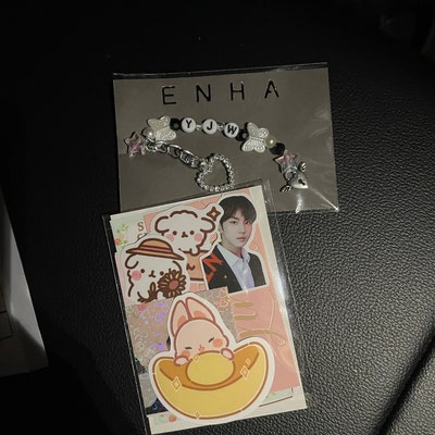 Customizable Kpop Beaded Charm Keychain and Phone Lanyard Personalize ...