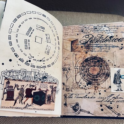 Doctor Who River Song Diary Prop Replica Fully Illustrated - Etsy