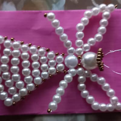 How to Make Beaded Angel, Beaded Angel Tutorial, English Beading ...