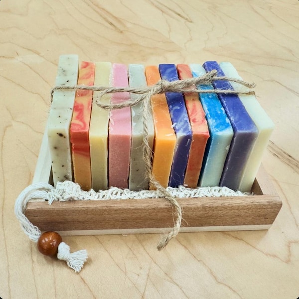 3 Wood Crates + 3 Storage Totes Soap Display Stand for Farmers Market ...