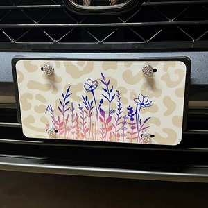 Wildflower Decal, Boho Car Decal, Flower Car Decal, Plant Lover Decal ...