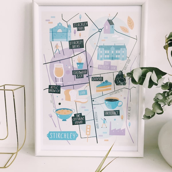 Peaky Blinders Map of Birmingham - Etsy UK