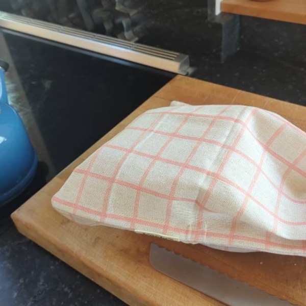 The Original Keeki Bag - Beeswax Lined Linen Storage Bag - Etsy