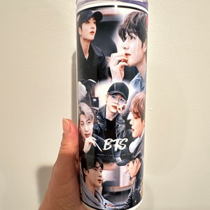Customized BTS Water Bottle, BTS Tumbler, BTS Jin Water Bottle, Kim ...