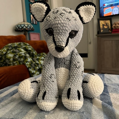 Snow Leopard Crochet Pattern, Cheetah Crochet Pattern, Cat Crochet ...