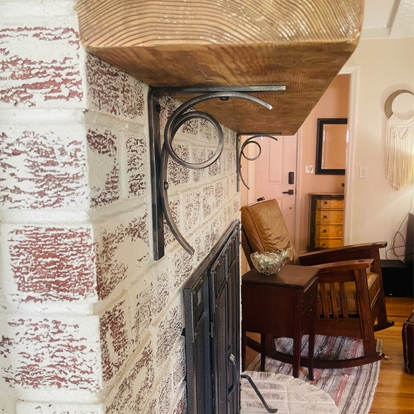 Shelf Bracket Hand Forged - Style 03 Modern - Made in USA - Etsy