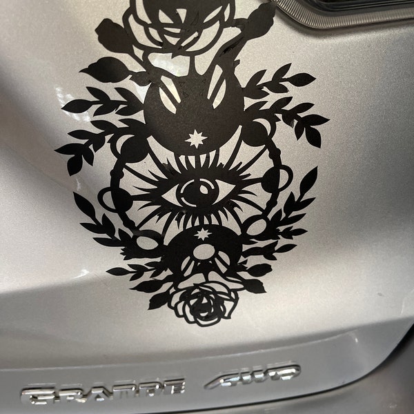 Celestial Protective Eye Svg Cut File, Dxf Lasercut Moon Phase Star ...