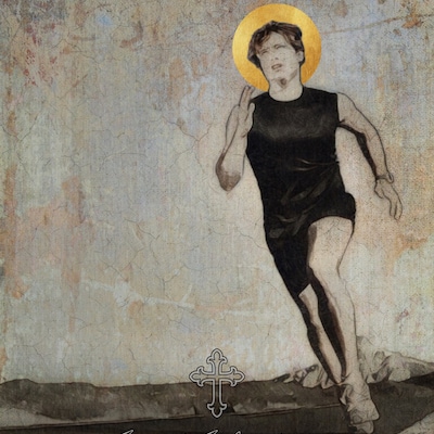 Patron Saint of Runners St. Sebastian Catholic Art Print Gift for ...