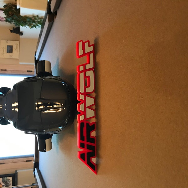 AIRWOLF Logo/shelf Display - Etsy