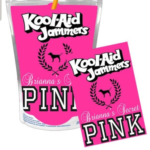 Victoria's Secret PINK Capri Sun - Juice Pouch - Party - Birthday ...