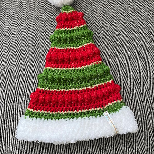 Sparkly Santa Hat, Glitter Elf Hat, Stocking Cap - Etsy