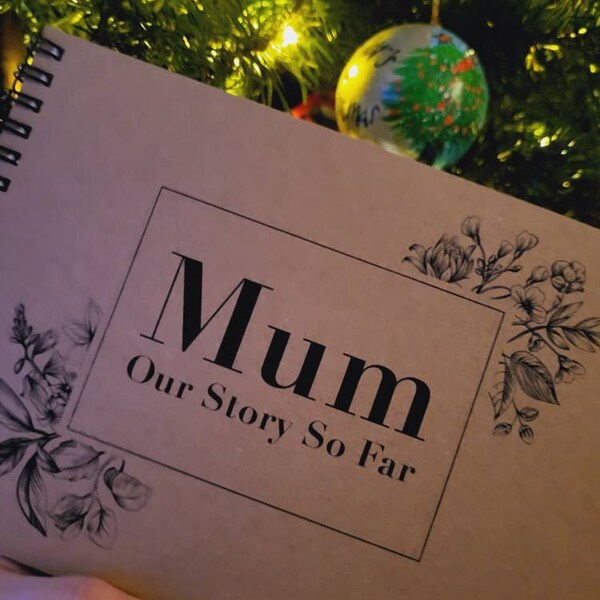 Mum Gift Ideas, Mothers Day, Mom, Mum Scrapbook, Mother, Memory Record ...