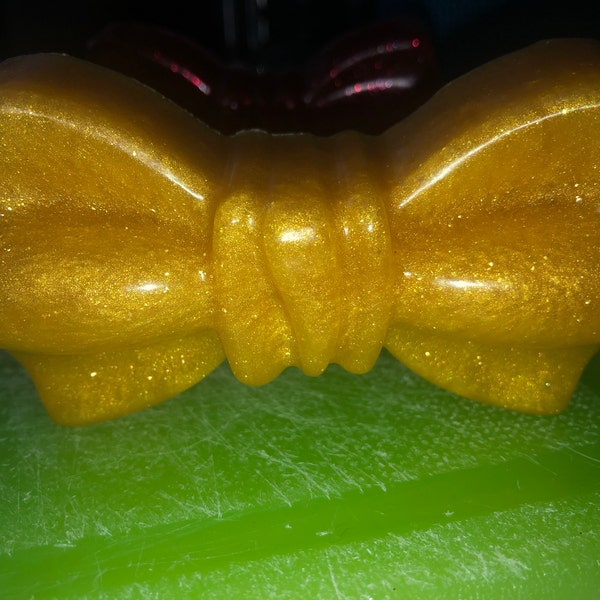6 Cavities Bow Silicone Soap Mold Circle Soap Mold Silicone Molds Bow ...