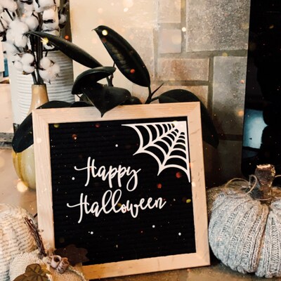 Corner Spider Web for Letterboard - Etsy