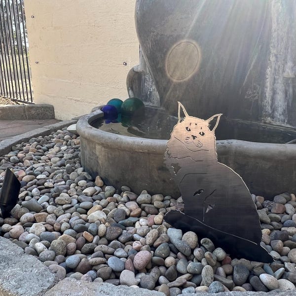 Labrador Retriever Corten Steel Dog Silhouette Rust Art Garden Décor ...