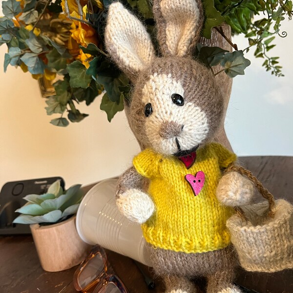 Bunny Knitting Pattern, Amigurumi Bunny, Plush Bunny Pattern, Toy ...