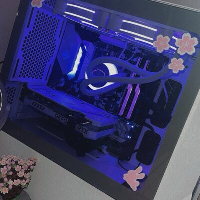 Snowflake Gaming Computer Fan Shroud/ Grill /cover Custom 3D Printed ...