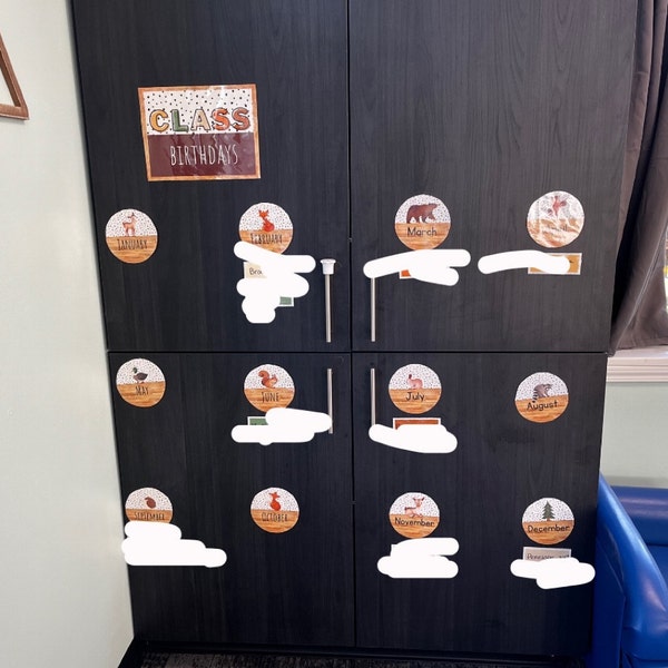 Woodland Class Birthday Display - Etsy