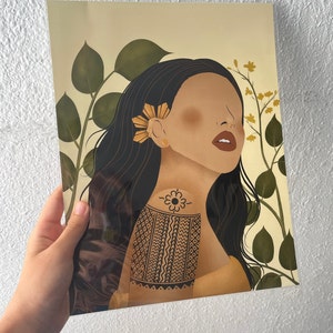 Mayari Filipino Goddess of the Moon Art Print - Etsy