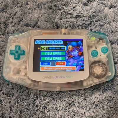 Peppermint: Wireless Rechargeable XL Gameboy Pocket Backlit IPS LCD ...