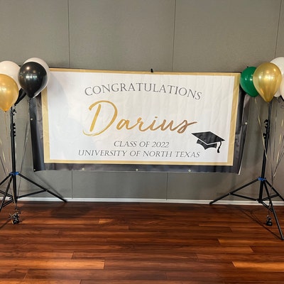 Graduation Banner, Graduation Decor, Graduation Party Banner ...