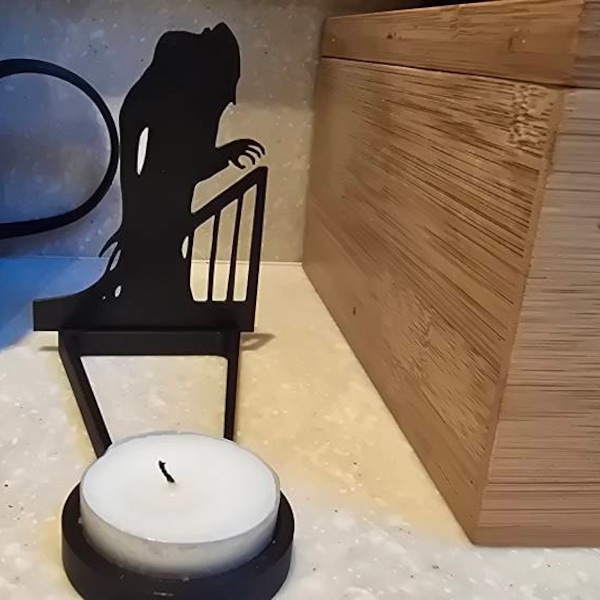 Nosferatu Tealight Shadow Caster Halloween Tea Light Holder 3D Printed ...