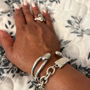 Chunky Chain Bracelet for Women Chunky Silver Bracelet Curb - Etsy