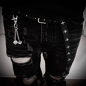 Chrome Hearts Inspired Star Wallet Chain Cross Inspired - Etsy UK