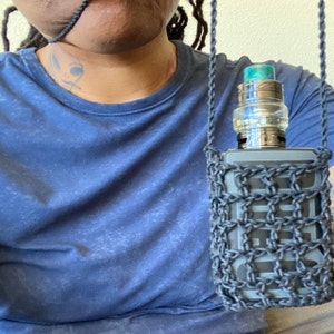 Macrame Lighter Necklace/ Bong Leash Hemp Holster Case Cover - Etsy