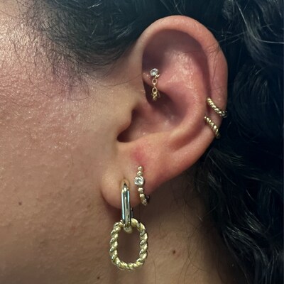 20g Rose Gold 2 Mm Dot Nose Stud. - Etsy