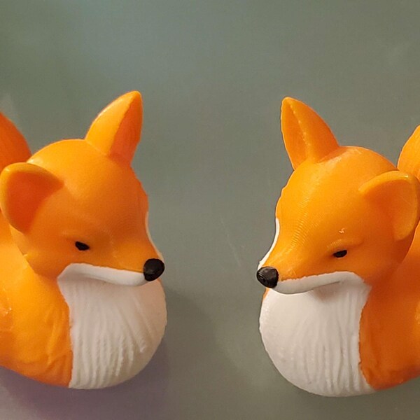 Fox Duck- 3D Printed Figurine - Ducking Gift - Collectibles - Cruises ...